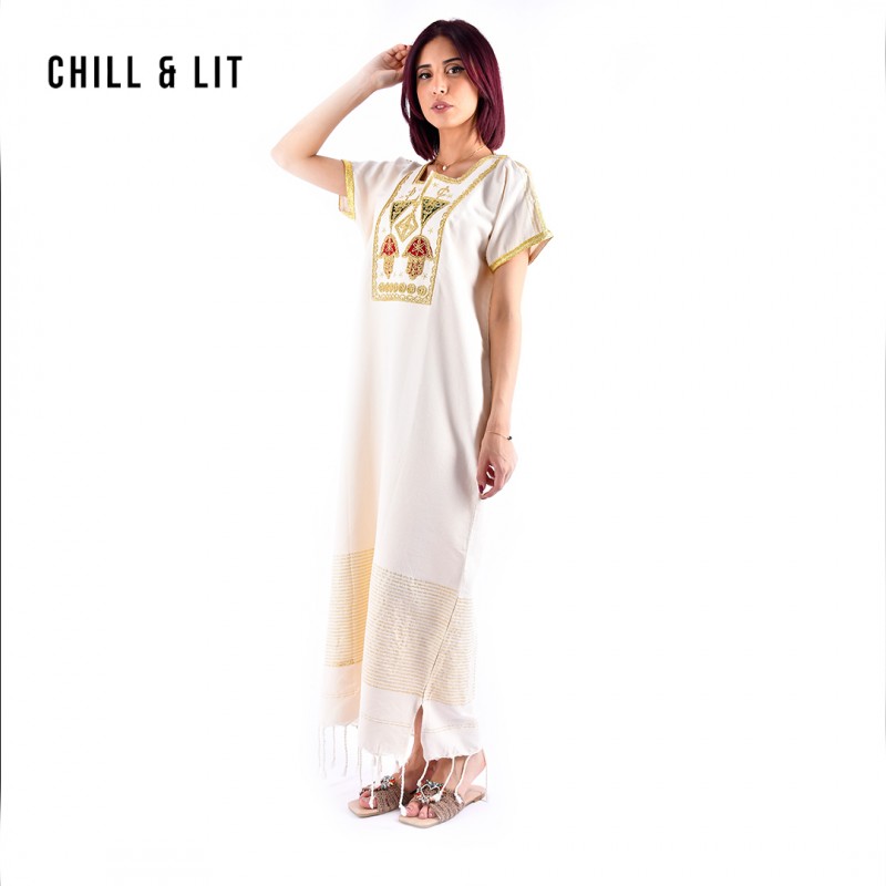 Jebba Femme Tunisienne Traditionnelle Hyper Tendance| Chill&Lit